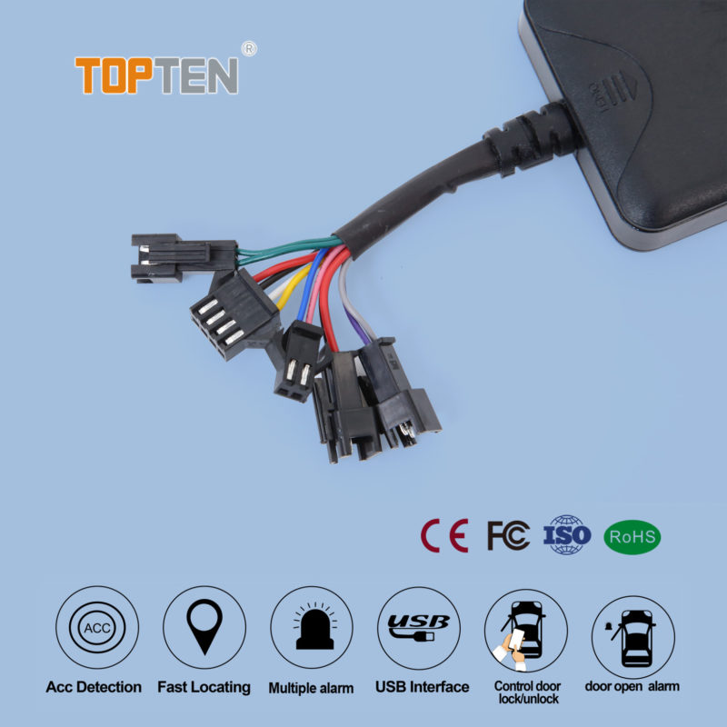 2G 3G vehicle GPS tracker GT08 car alarms speed limiter, crash alarm ...