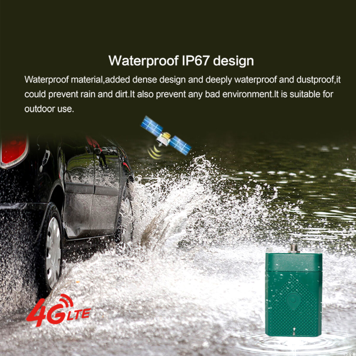 4G GPS Tracker Waterproof IP67 GPS 10-90V Vehicle Tracking-GT48 - GPS ...